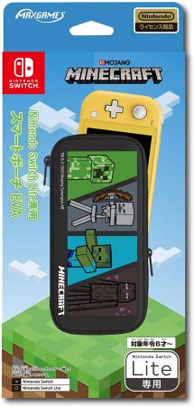 [Nintendo Licensed Product] Smart Pouch EVA Minecraft 4 Characters for ...