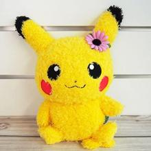 Pokemon Pikachu Fluffy Plush Female Total Length 23 x 23 x 18 cm ...
