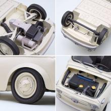 UPLIFT MODELS Paper Craft Fiat 500 (with 1/12 scale transparent film ...